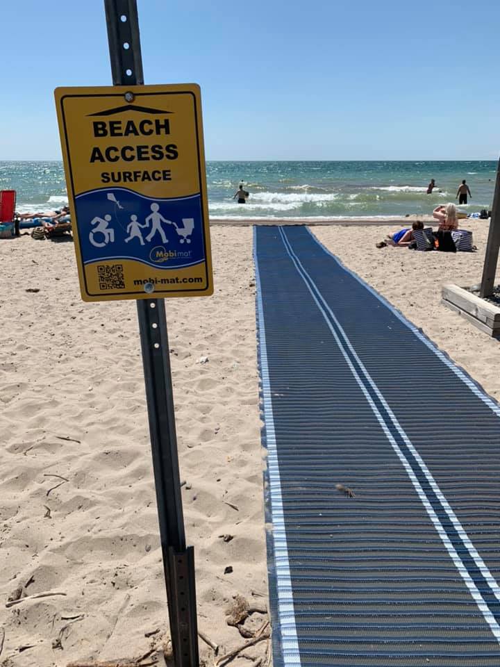 New mobility mat makes North Beach accessible for everyone | Quinte News