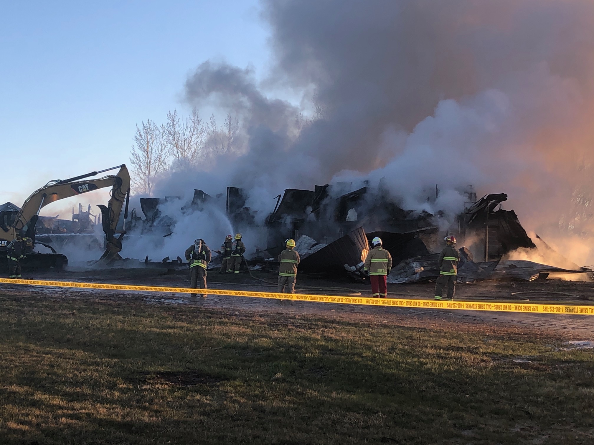 Fire destroys building in Stirling Saturday morning | Quinte News
