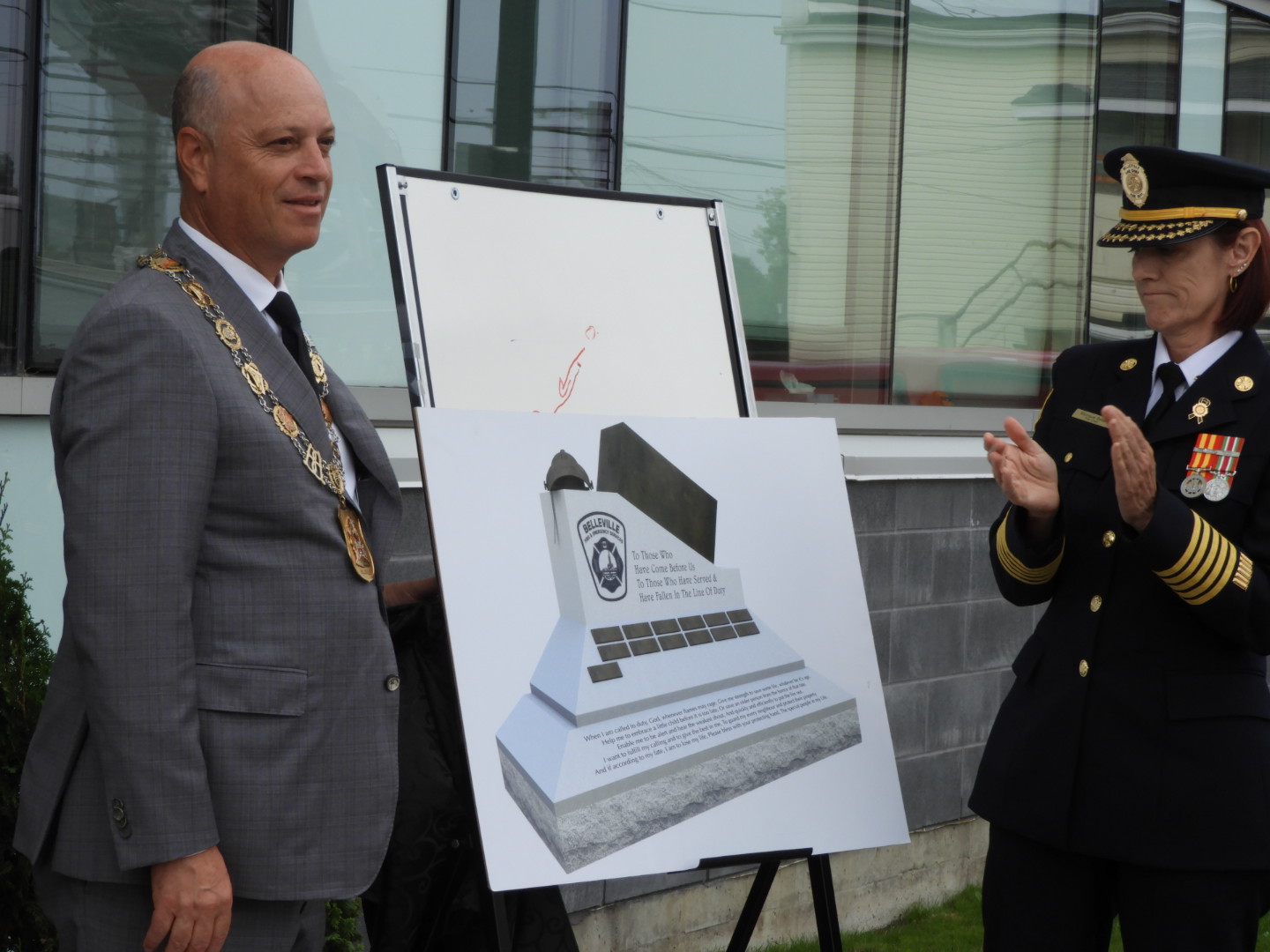 Belleville Firefighters Memorial Garden unveiled September 11 2022 ...